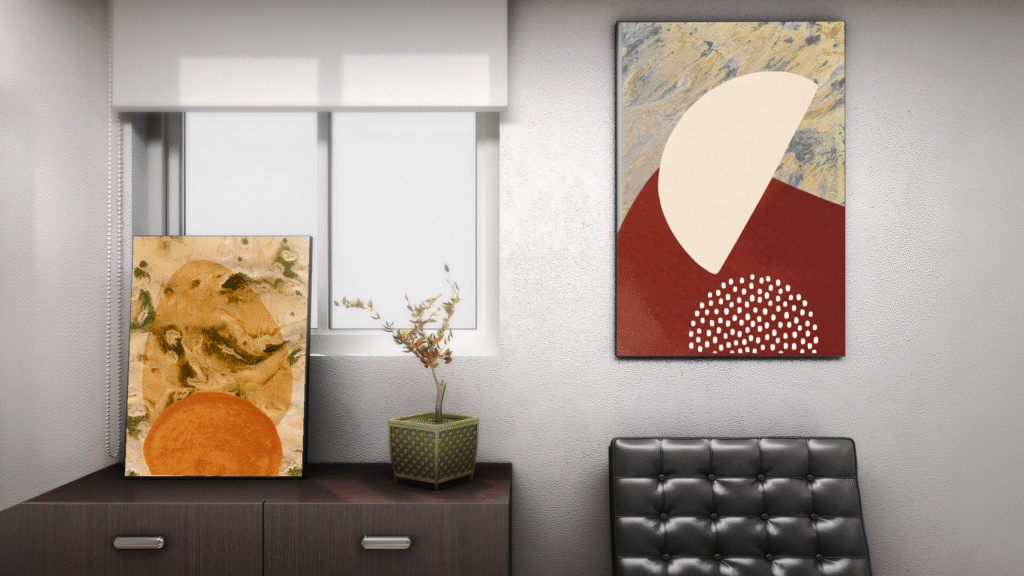 Abstract Duo III Canvas Print Set - Custom Canvas Wall Art